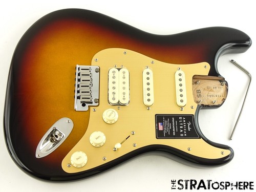Fender American Ultra II Stratocaster HSS LOADED BODY Alder Strat ...