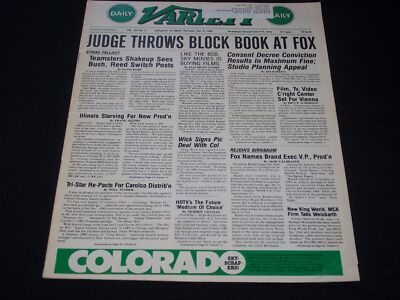 1988 DECEMBER 8 DAILY VARIETY MAGAZINE - MOVIES & TV ISSUE - O 14071 | eBay