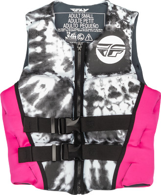 FLY RACING WMN'S NEOPRENE FLOTATION VEST NEON PINK/WHITE/BLACK XL 221 ...