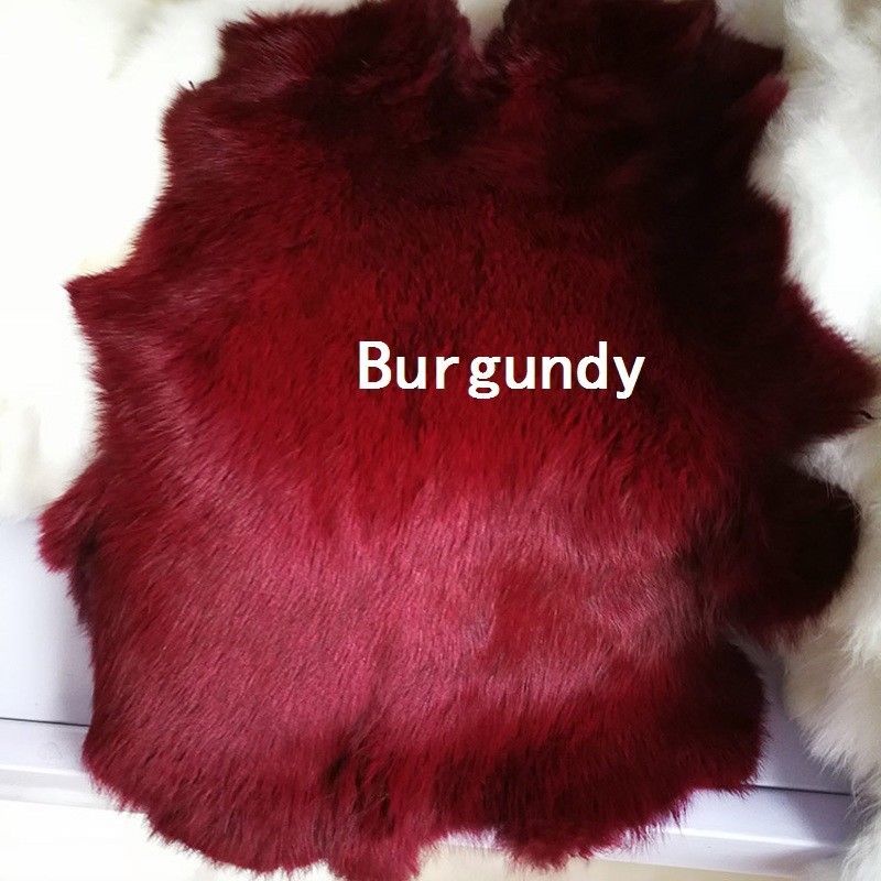 Rabbit Fur Pelt Fabric Costume Bag Scarf Accessories Craft Fluffy Soft ...