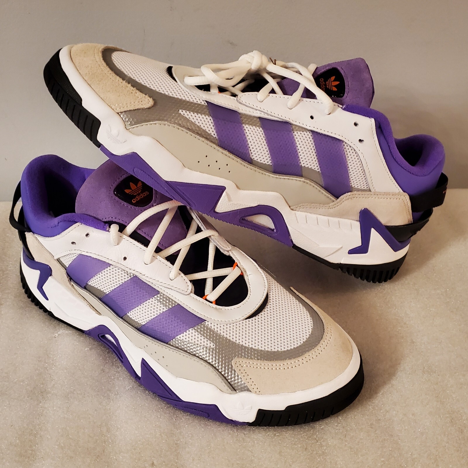 Size 14 - adidas Niteball 2.0 White Purple Rush 2022 for sale online | eBay