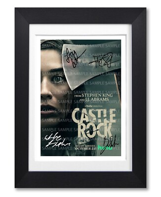 CASTLE ROCK CAST SIGNED TV SHOW SERIES SEASON POSTER PHOTO AUTOGRAPH ...