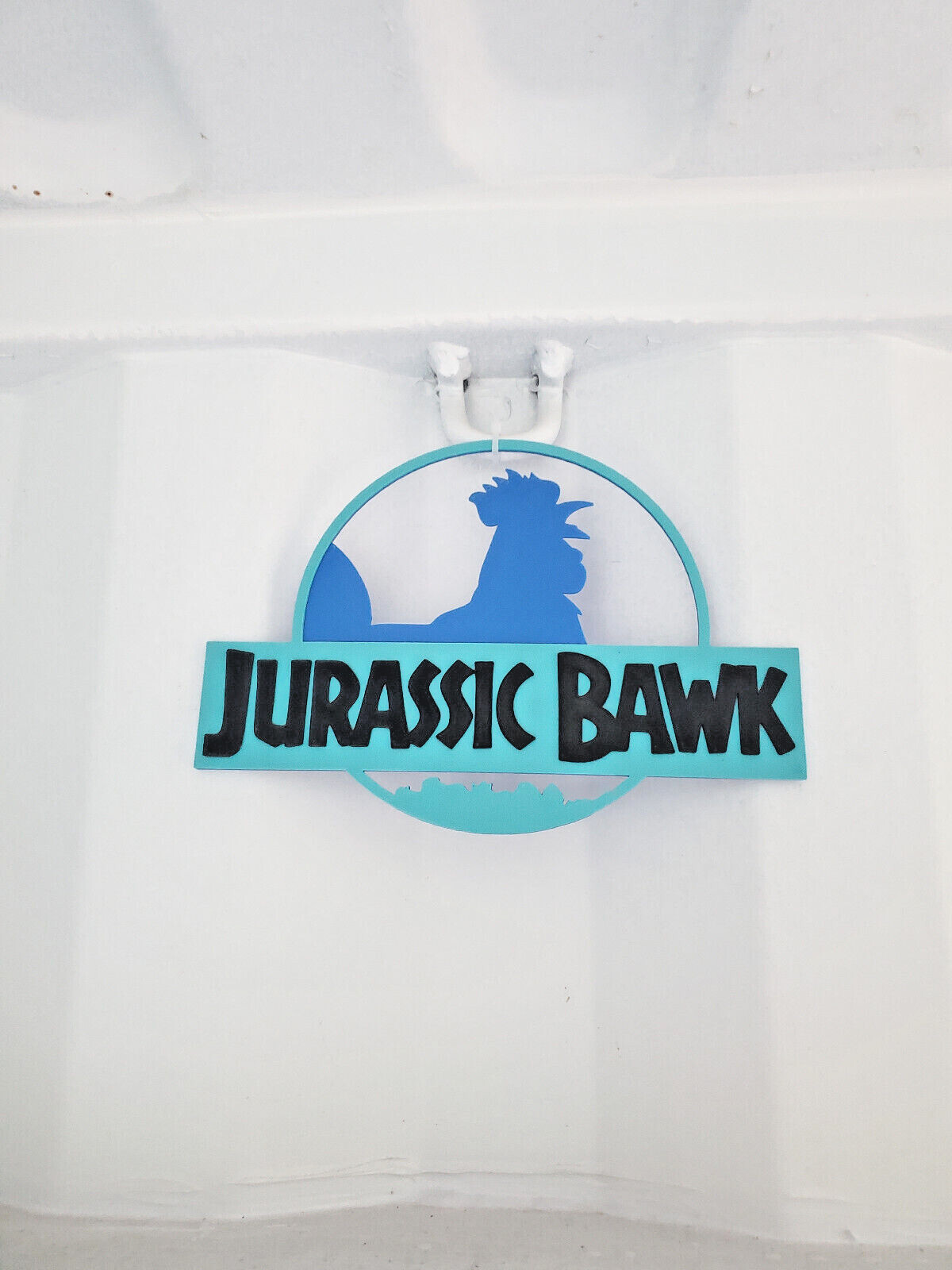 Jurassic Bawk Chicken Coop Sign (3D Printed) | eBay