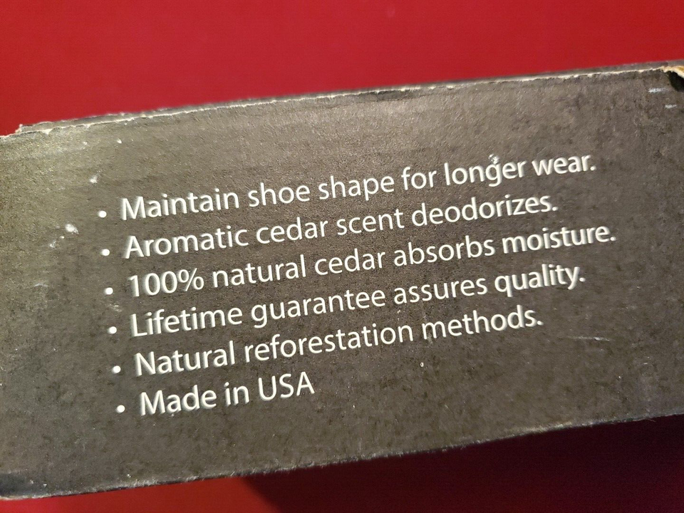 STRATTON Red Cedar Shoe Boot Tree Men's Aromatic NEW LARGE 9-12 (see ...