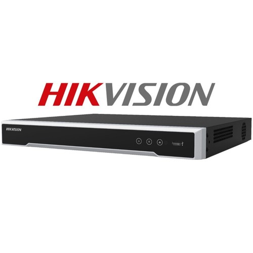 Hikvision DS-7608NI-K2/8P 4K 8MP POE 8CH IP NVR + 2TB HDD + Rack Mount ...