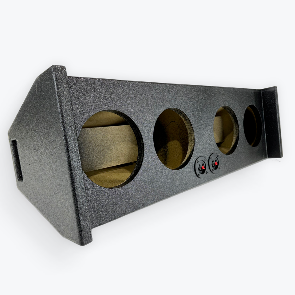Mega Bass Dual 4x8" Ported SUV Subwoofer Sub Box Enclosure - Behind 3rd ...