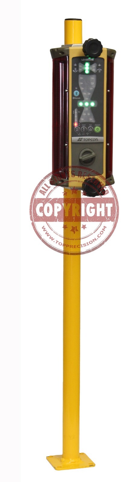 TOPCON LS-B200 MACHINE CONTROL LASER LEVEL RECEIVER,BACKHOE,SKID STEER ...