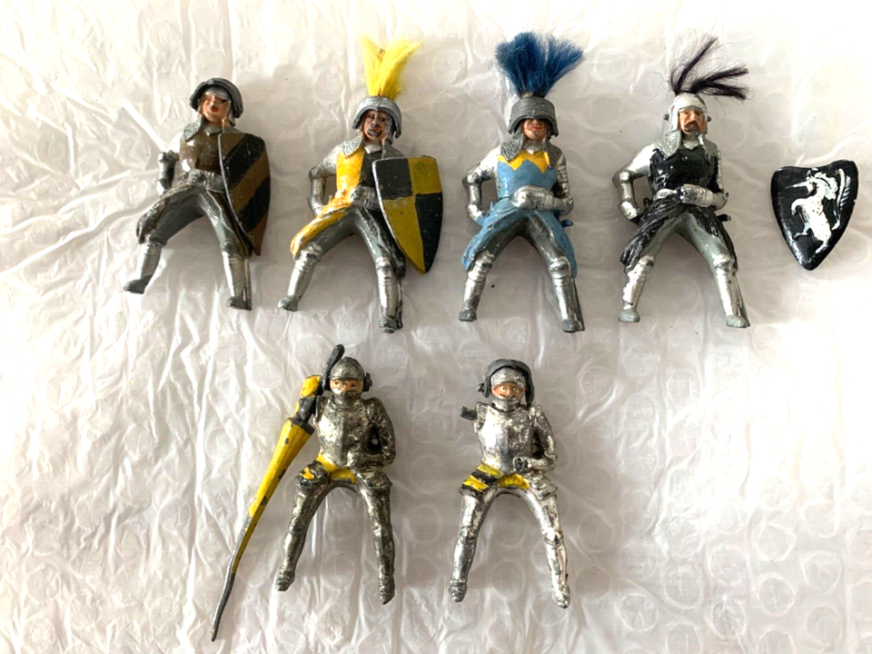 Timpo Lead Knights Of The Round Table Horse Mounted Figures | eBay UK