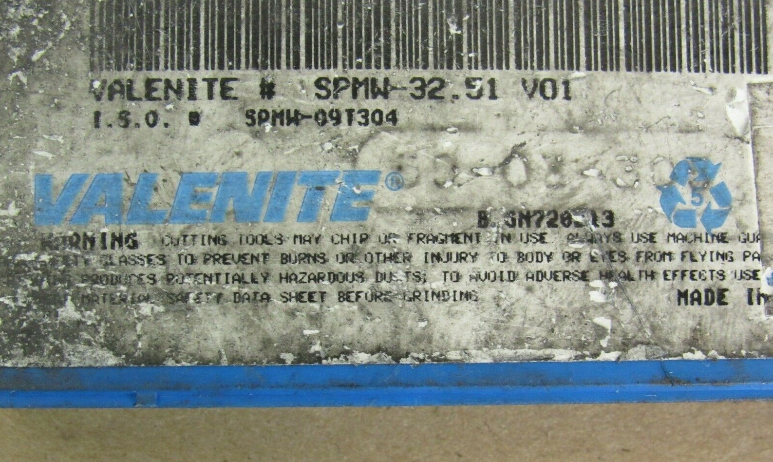 6 PCS VALENITE CARBIDE INSERT SPMW-32.51 GRADE V01 | eBay