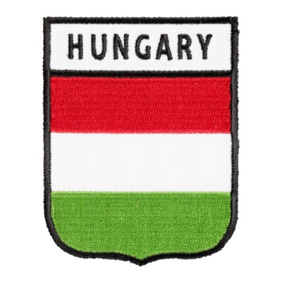 Hungary Flag Shield Patch, European Country Flag Patches | eBay