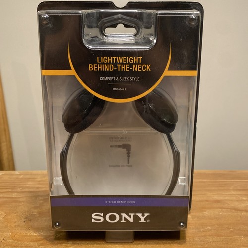 Sony MDR-G45LP Lightweight Behind The Neck Stereo Headphones Corded ...