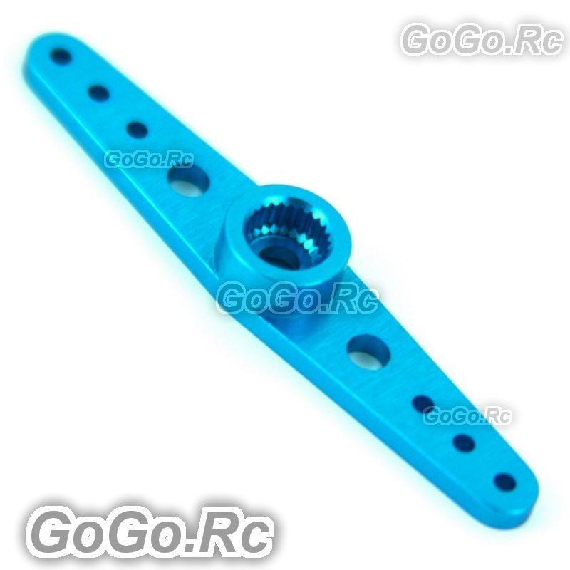 4x Blue 50mm 25T Double Sided Servo Horn Rocker Arm For Futaba EMAX ...