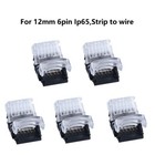5X Wire to LED Strip Connector 2/3/4/5/6Pin 8mm 10mm 12mm Adapter RGB ...