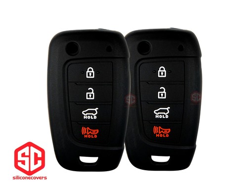 2x New Key Fob Remote Fobik Silicone Cover Fit / For HYUNDAI | eBay