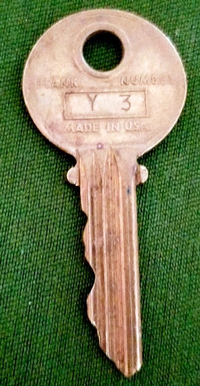 Replacement Vintage 1" Flat Key Y3 | eBay