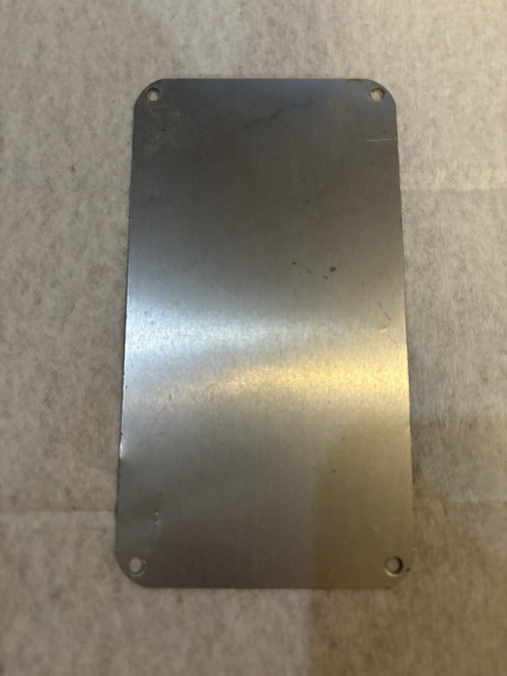 NOS Lathe Lubrication tag metal plate Saybolt Universal Viscosity Chart ...