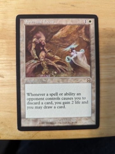 Magic the Garthering MTG Spiritual Focus MMQ Mercadian Masques Regular ...