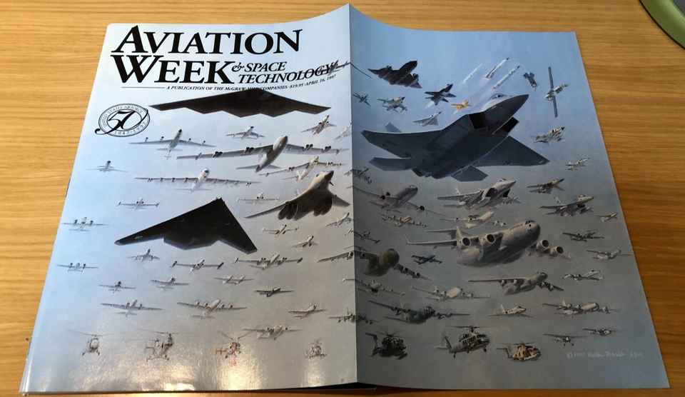 Aviation Week & Space Technology April 16, 1997 * USAF 50th Anniversary ...