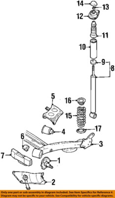 Used Loaded Beam Axle fits: 2000 Volkswagen Beetle Rear Grade A | eBay
