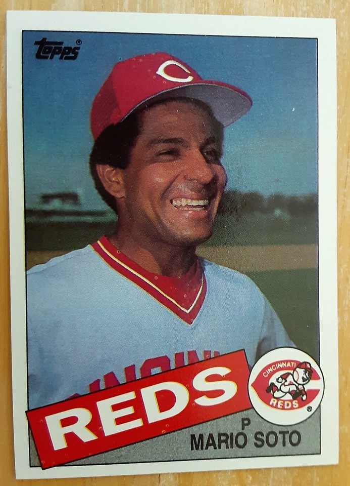 1985 Topps Mario Soto #495 Pitcher Cincinnati Reds FREE shipping | eBay