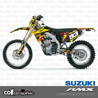 GRAPHICS DECALS STICKERS FULL KIT FOR SUZUKI RMX 450Z 2010-2020 | eBay