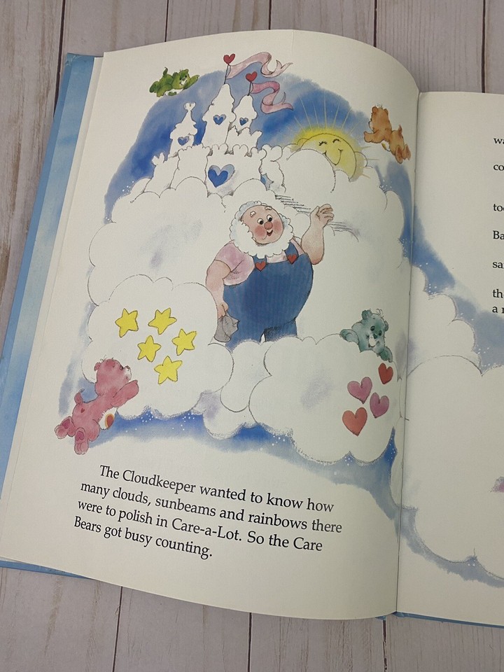 Vintage 1984 Care Bear Baby Hugs & Tugs Counting Hardcover Book 80s ...