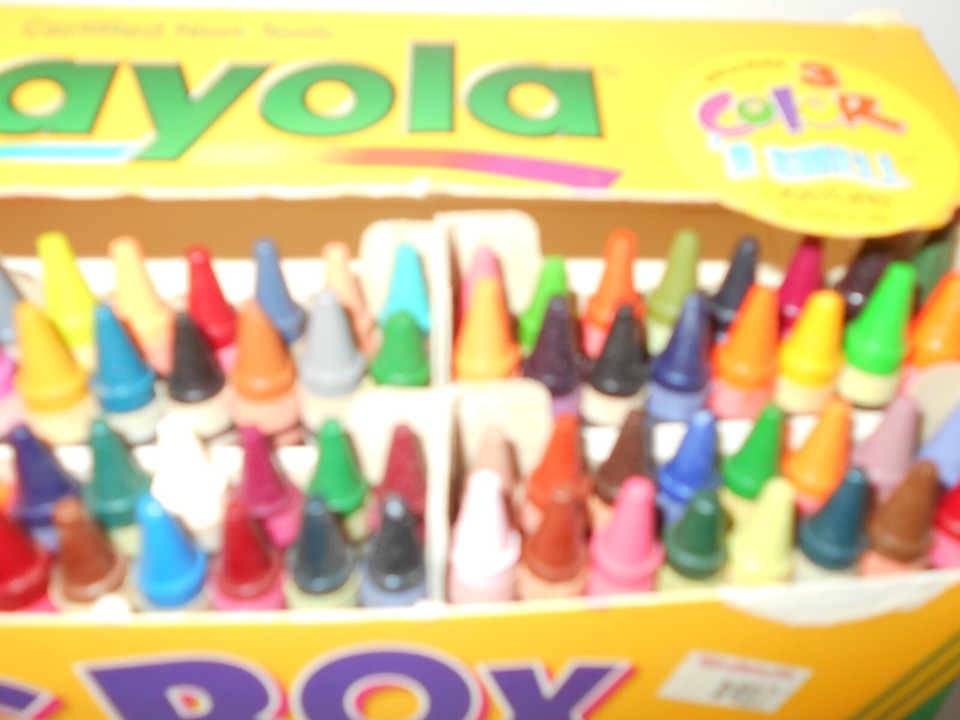 1997 Crayola Big Box Crayons 96 some used 638084589779 | eBay