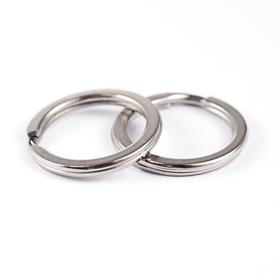 Stainless Steel Split Rings 20 mm Flat Key Rings Double Loop | 304 ...