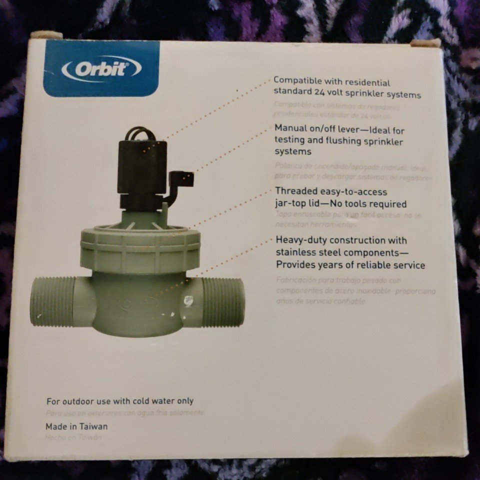 🔥Orbit Sprinkler System 1" Inch Male Threaded Jar Top Valve 57467 NEW🔥 ...