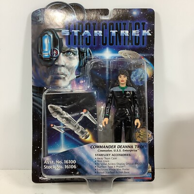Playmates Toys Star Trek First Contact Commander Deanna Troi Action ...