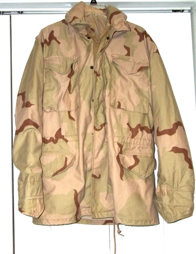 US Military Coat Cold Weather M65 Field Jacket Desert Camouflage DCU ...