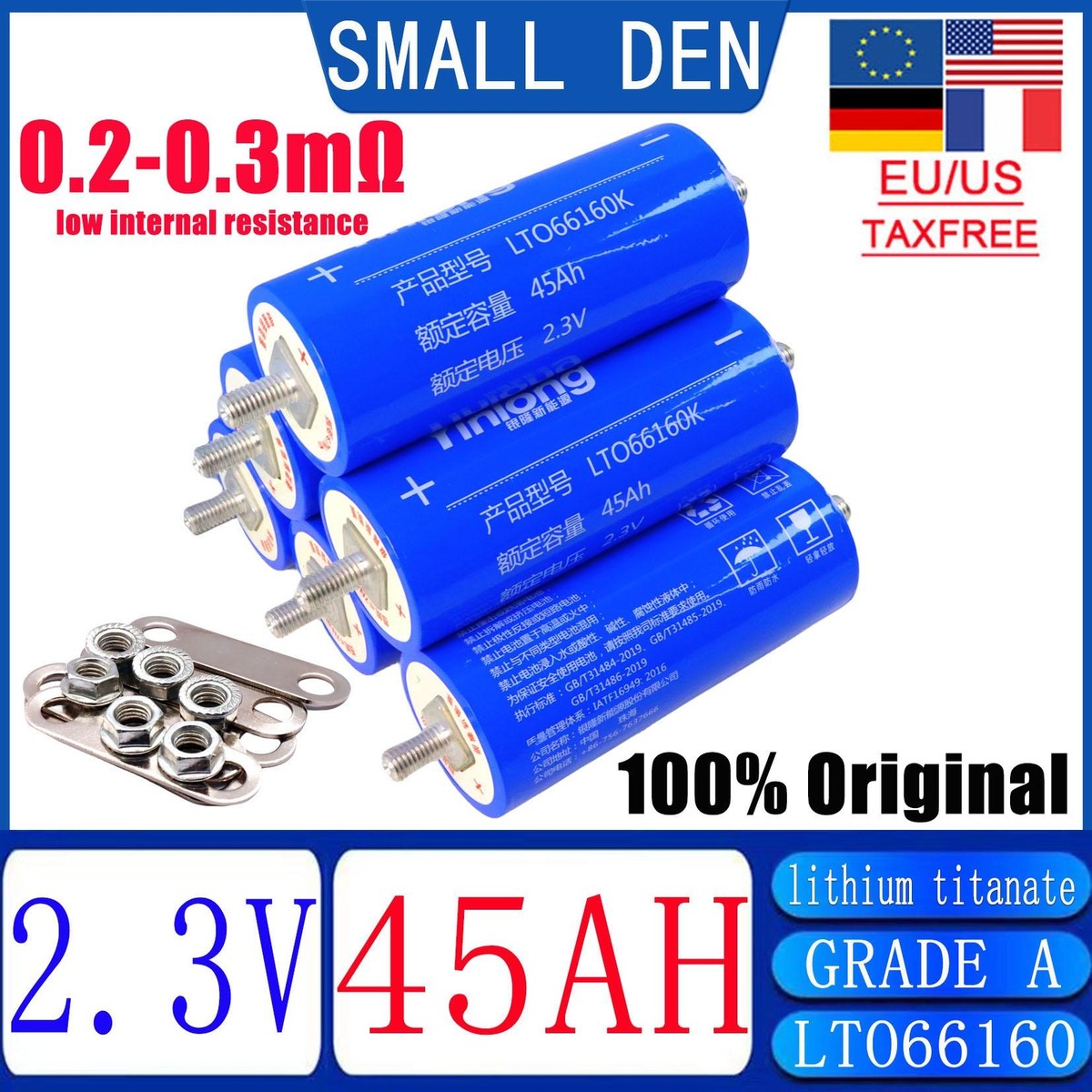 Yinglong Battery Yinlong Battery Cells Lto 35ah 6616f For Car Audio