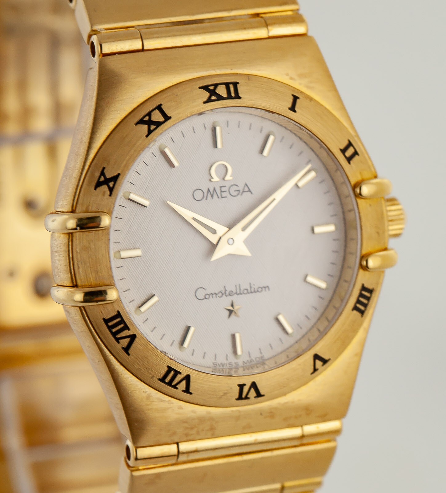 Omega Constellation, Ref 795.1201, Ladies, 18K Yellow Gold, Quartz ...