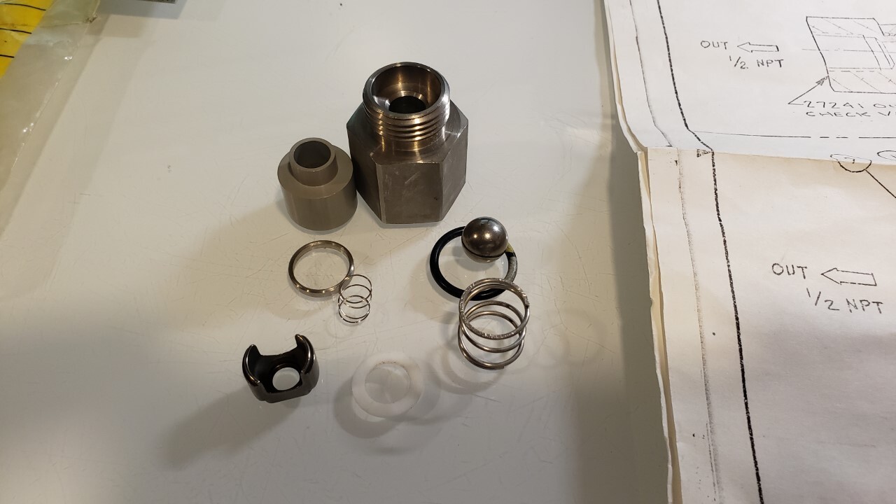 HASKEL INTERNATIONAL VALVE KIT 29378-1 4820-01-037-1187 | eBay