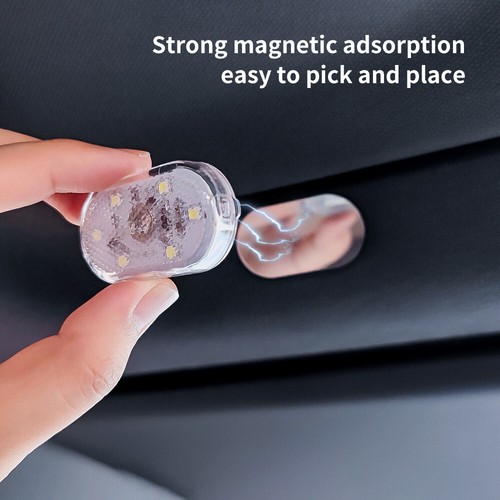 LED Magnetic Dome Lights Reading Lamps for Car Interior Ceiling Trunk ...