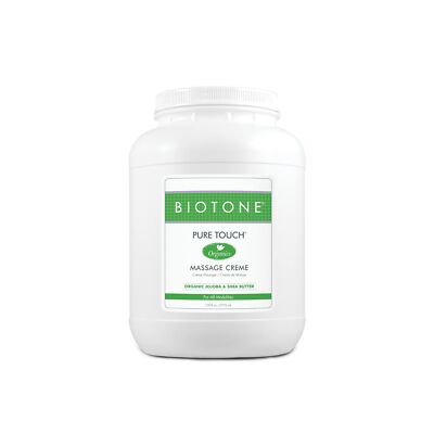 BIOTONE Pure Touch Organics Massage Crème, True Organic Massage, Rich ...