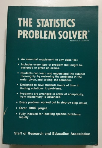 The Statistics Problem Solver: An essential supplement with over 1000 ...