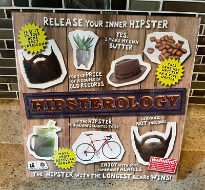 HIPSTEROLOGY GAME - Release Your Inner Hipster - Board Game *Brand New ...