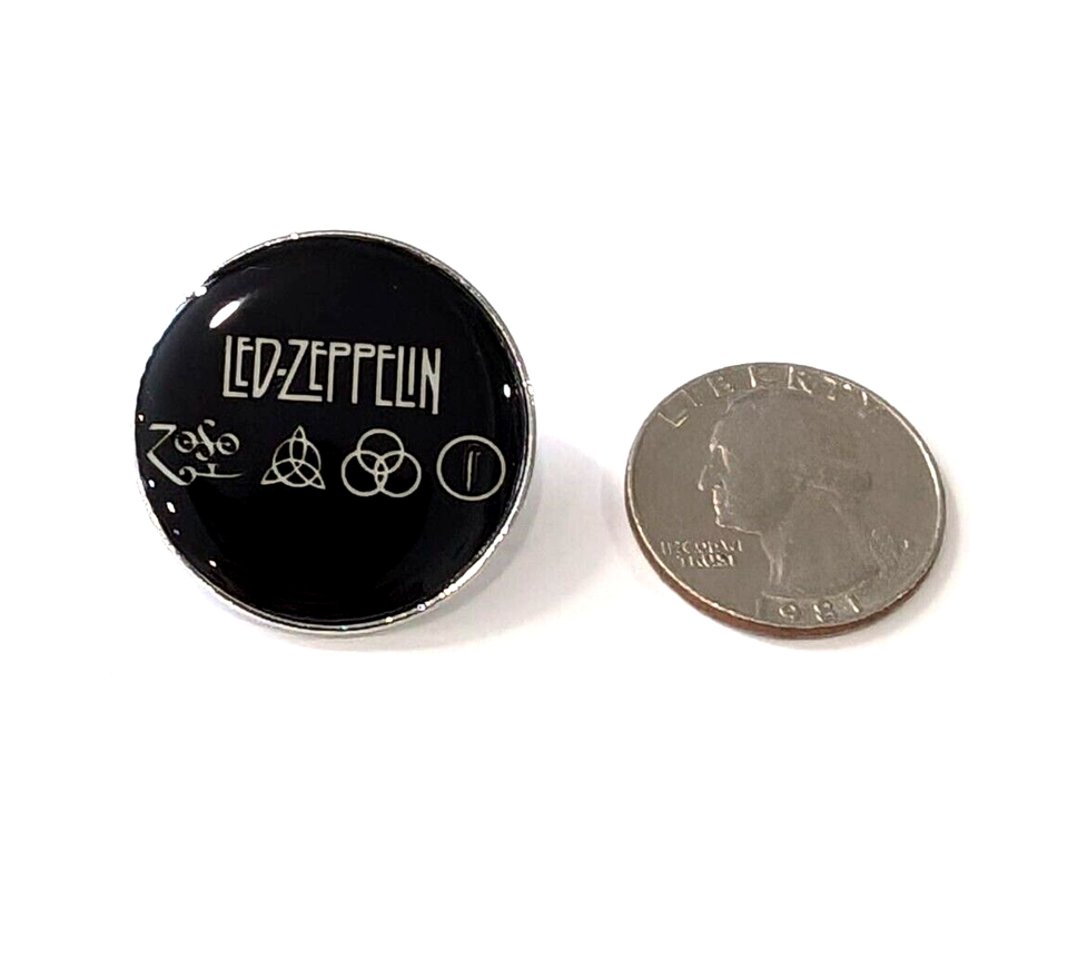 LED ZEPPELIN BAND Badge - Lapel Enamel Pin ~ Robert Plant ~ Jimmy Page ...