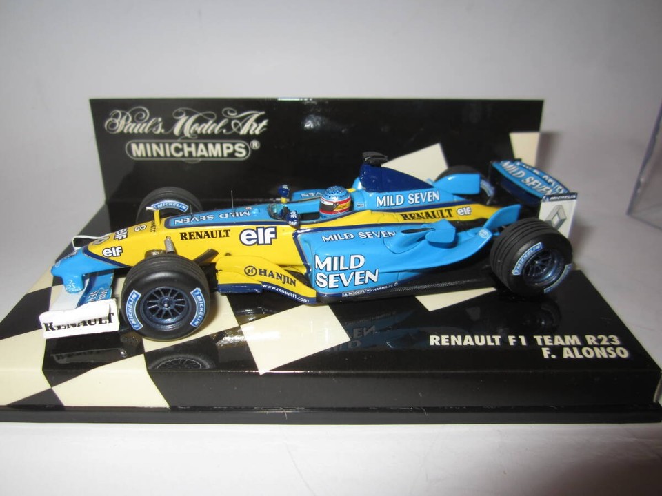 Pma Mini-Champs 1/43 Renault R23 No8 Fernando Alonso Mild Seven ...