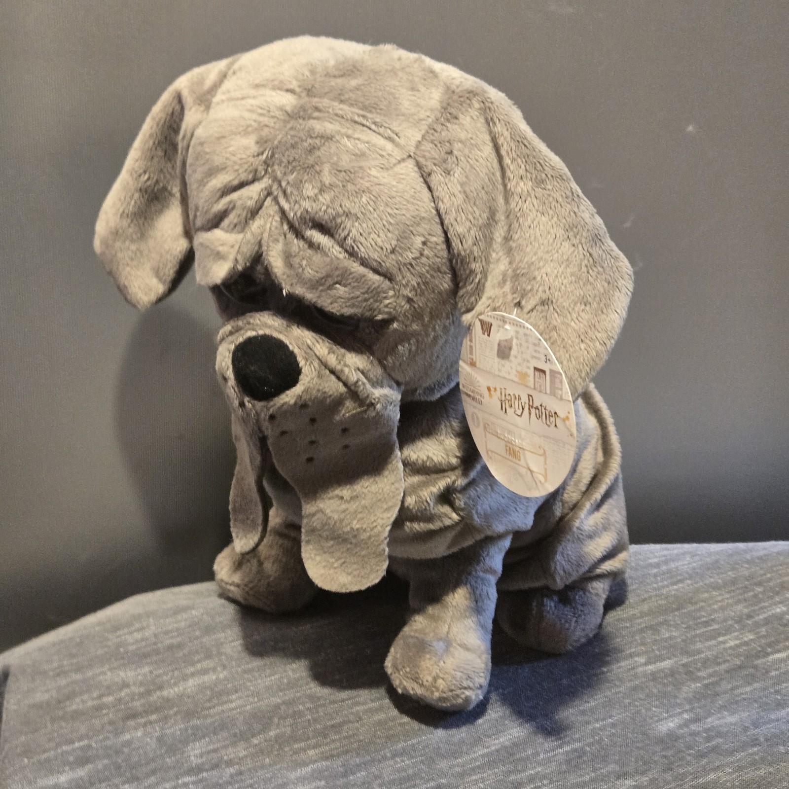 Harry Potter Wizarding World Plush Fang Hagrids Dog Stuffed Gray ...