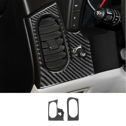 Carbon Fiber Interior Front Air Vent Cover Trim For Chevrolet Corvette ...