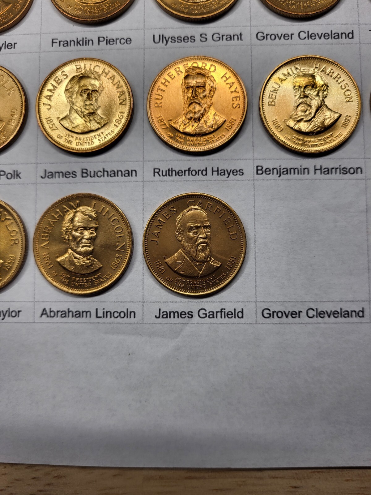 1968 Presidential Hall of Fame - 36 coin lot | eBay