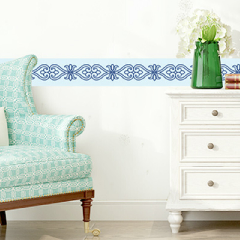 Self Adhesive Wall Skirting Border Sticker PVC Waterproof Vinyl ...