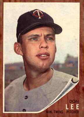 1962 Topps Don Lee #166 - Minnesota Twins | eBay
