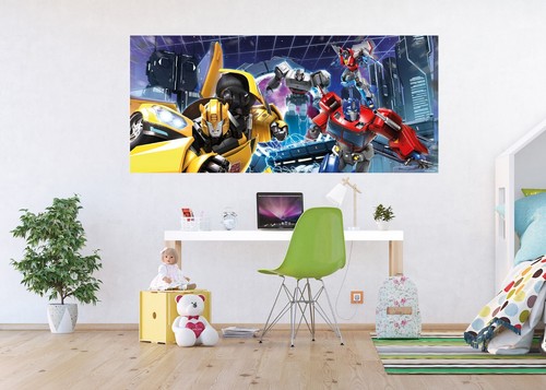 170x75cm Wall mural wallpaper Transformers boy bedroom panoramic poster ...