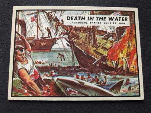 1962 Topps Civil War News Card # 69 Death in the Water (EX/NM) | eBay