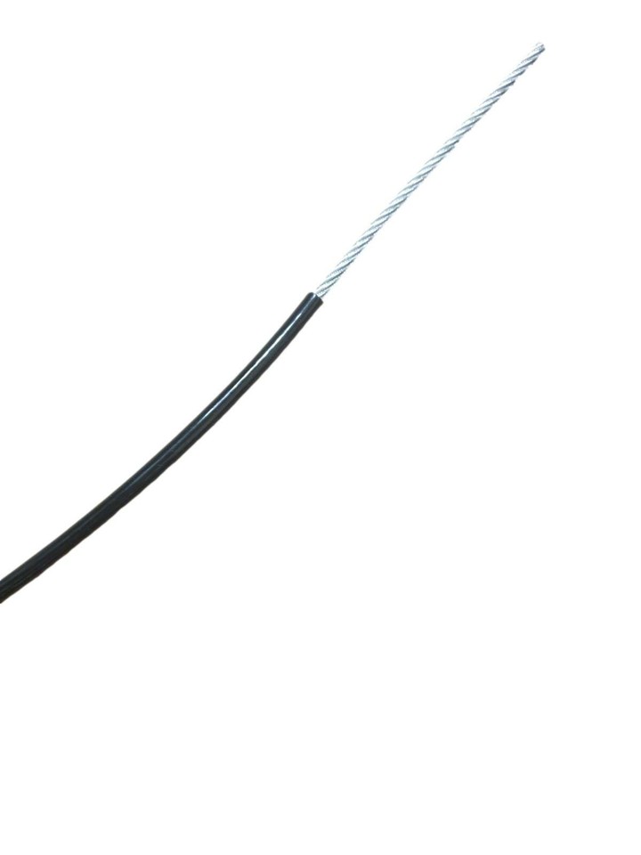 4-6mm Black Nylon Coated DIY Gym Cable Replacement Set - Multi Gym ...