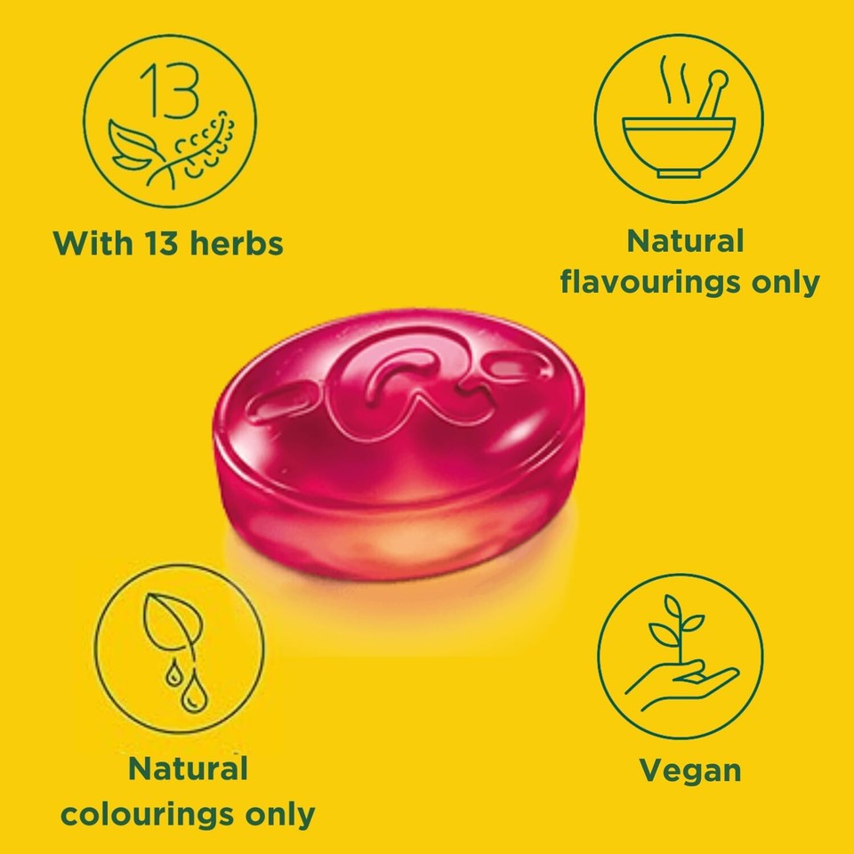 Ricola BLACKCURRANT Sugar Free Herbal Sweets 45g x 5 Pack | eBay UK