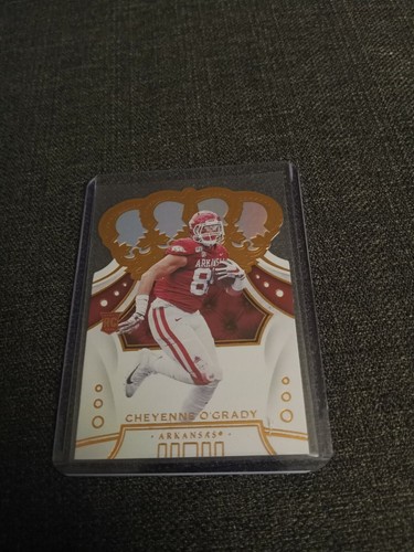 Cheyenne O'Grady 2020 Panini Chronicles Crown Royale RC #77 Arkansas ...